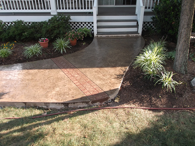 Custom Driveway and Sidewalk | Blackwater Concrete | Gore