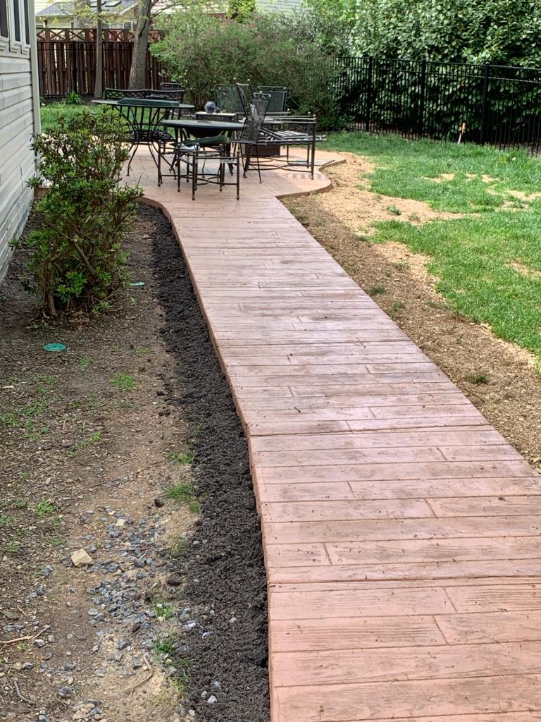 Custom Driveway and Sidewalk | Blackwater Concrete | Gore