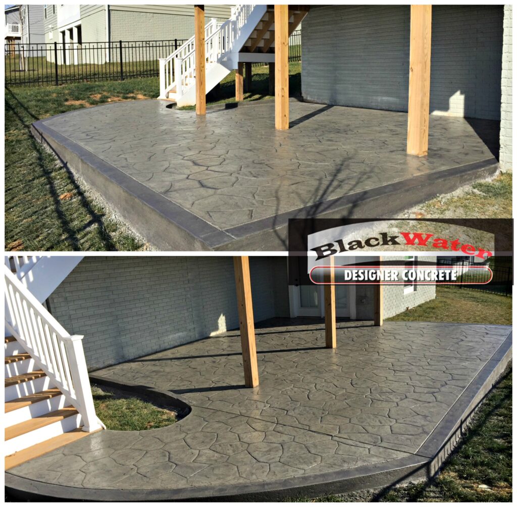 Two Levels for Outdoor Entertaining - Blackwater Concrete